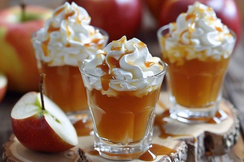 Caramel Apple Jello Shots | Tessa Recipes