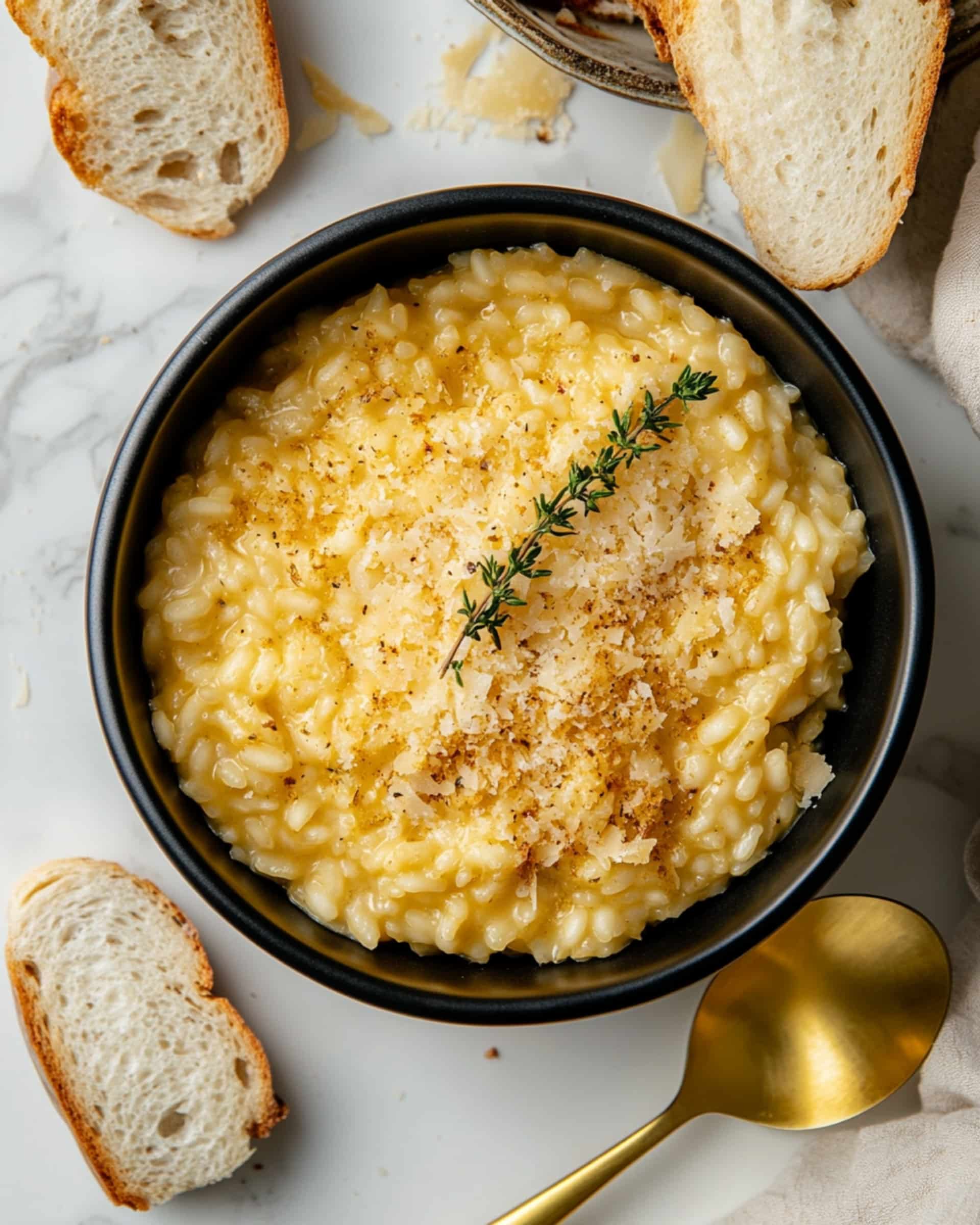 Easy Creamy Risotto Recipe – Tessa Recipes