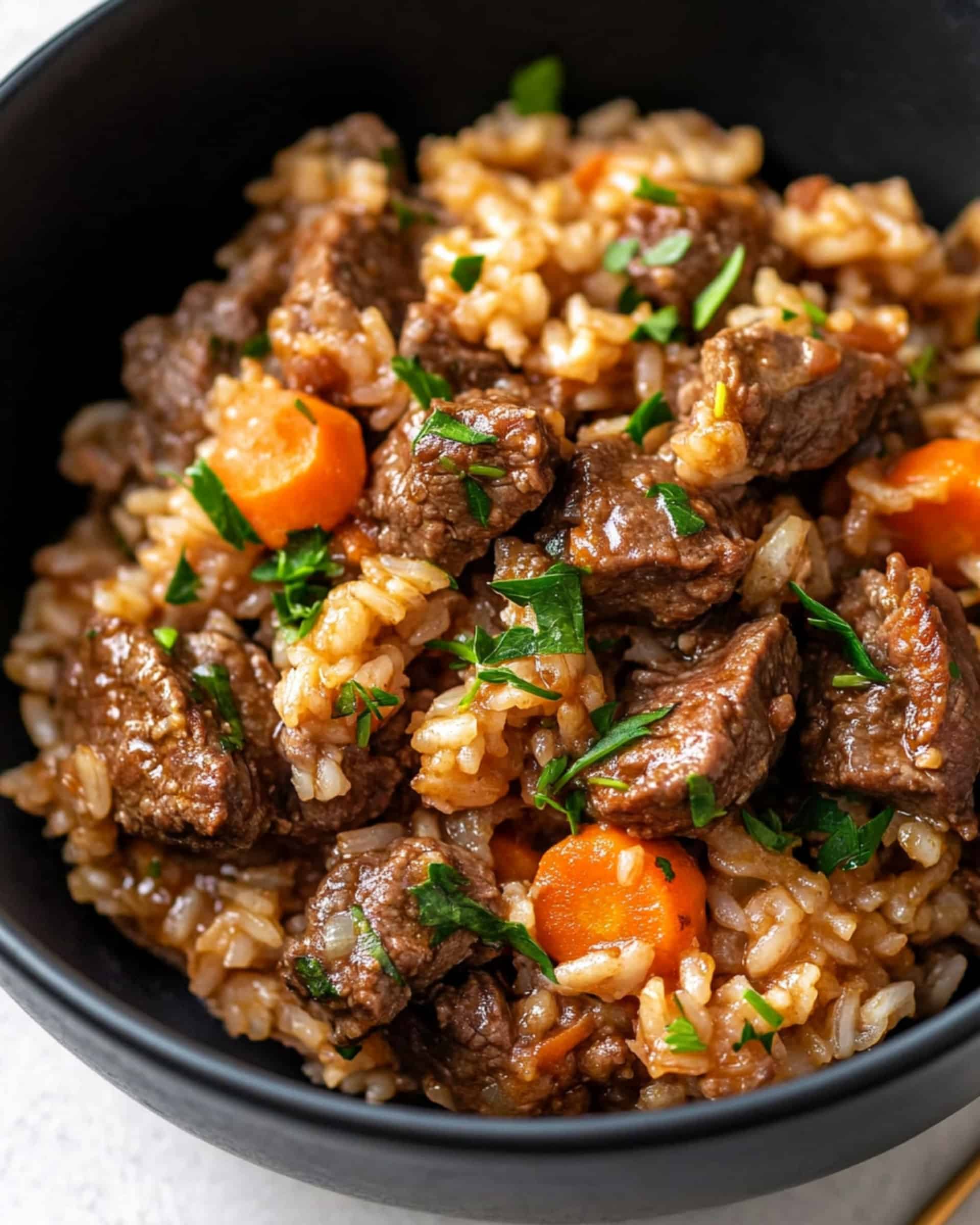 Instant Pot Beef and Rice Recipe | Tessa Recipes