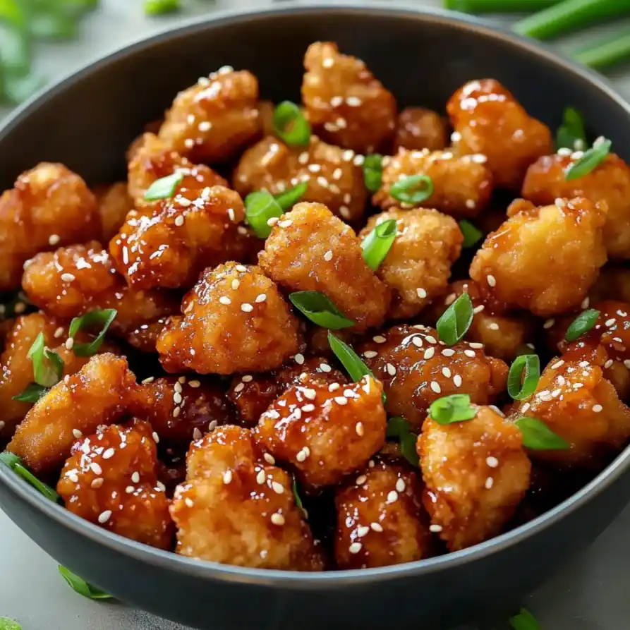 Crispy Honey Chicken Bites (Sweet & Sticky) | Tessa Recipes