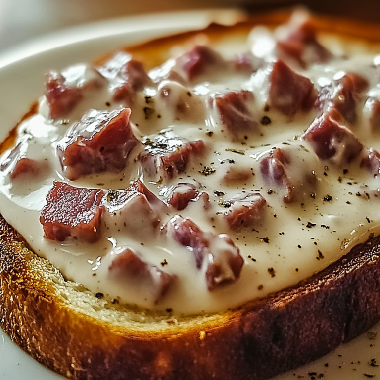 Creamed Chipped Beef on Toast | Tessa Recipes