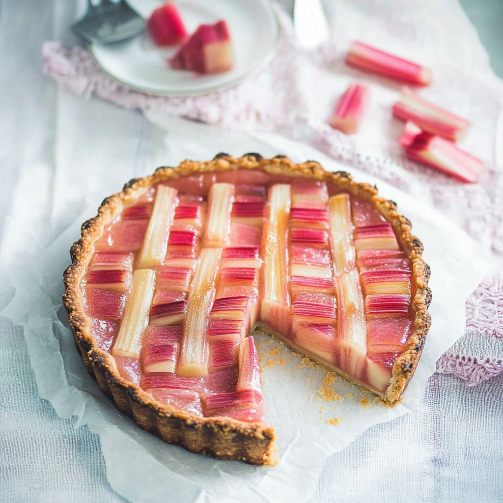 Rhubarb Tart | Tessa Recipes