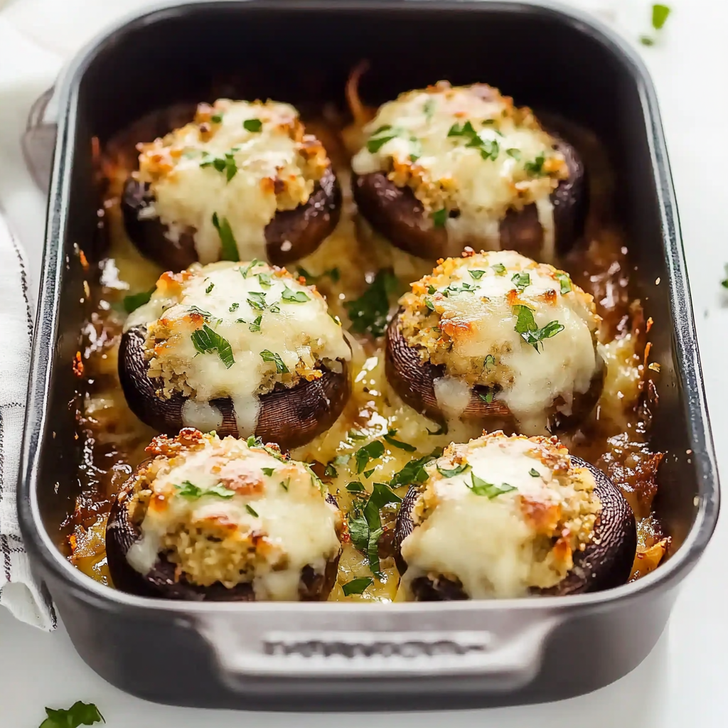 Olive Garden Stuffed Mushrooms | Tessa Recipes