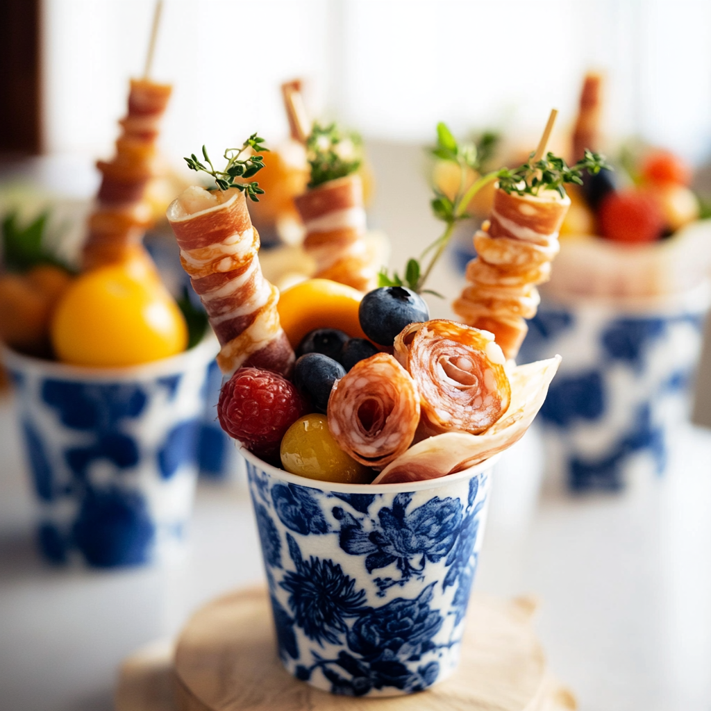 Breakfast Charcuterie Cups | Tessa Recipes