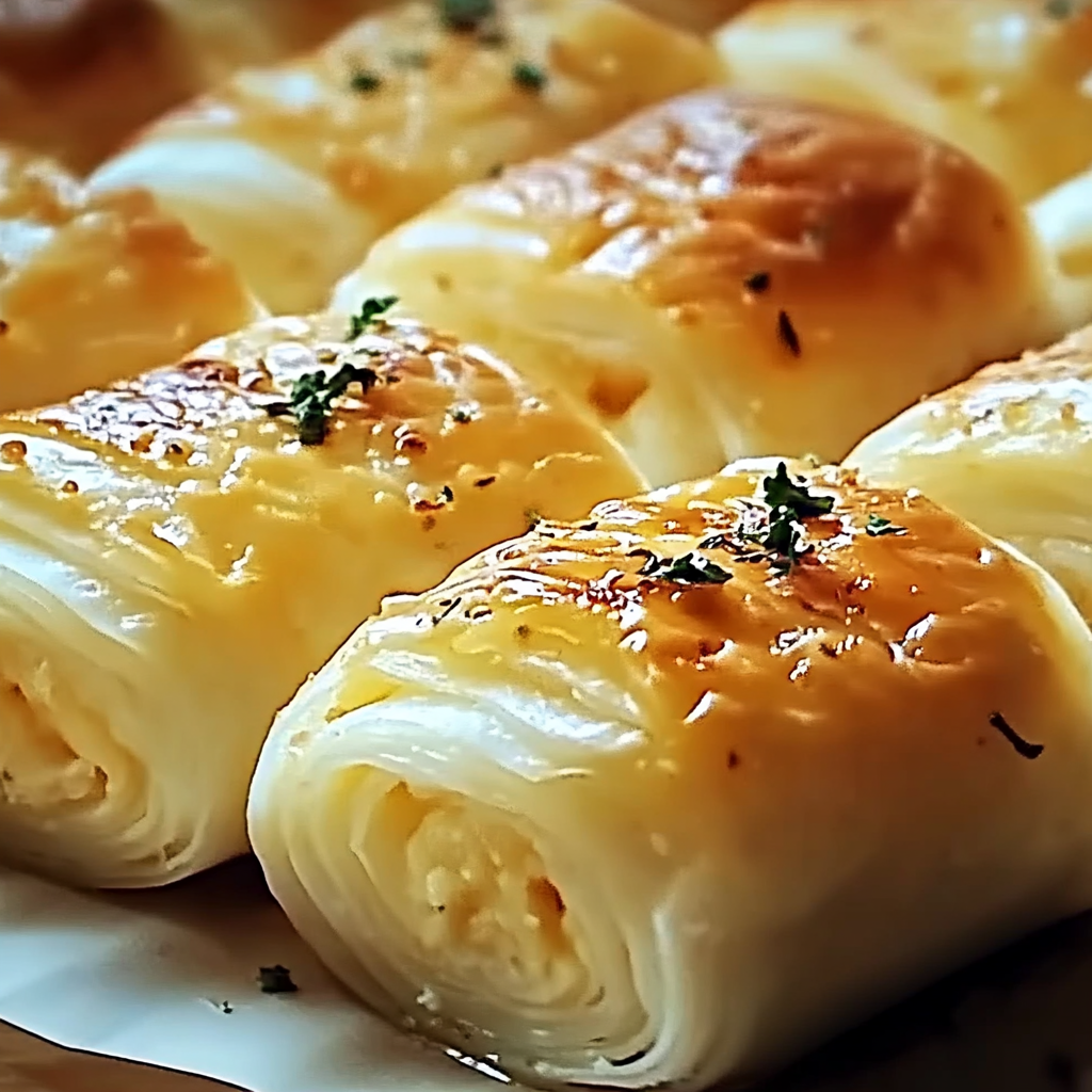 Cheesy Garlic Butter Roll-Ups | Tessa Recipes