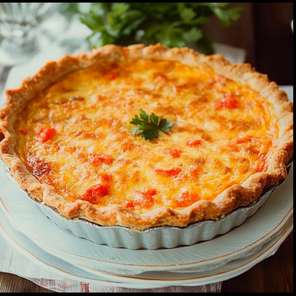 Cheesy Kentucky Hot Brown Quiche | Tessa Recipes
