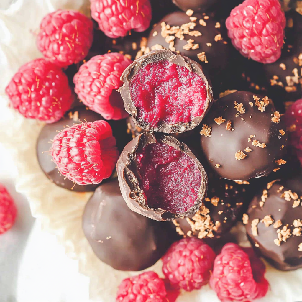 Raspberry Truffles | Tessa Recipes