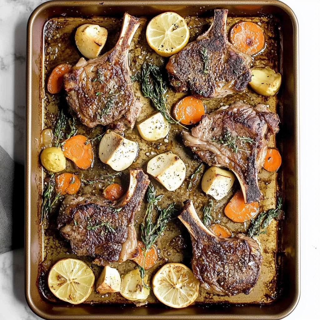 Sheet Pan Lamb Chops | Tessa Recipes