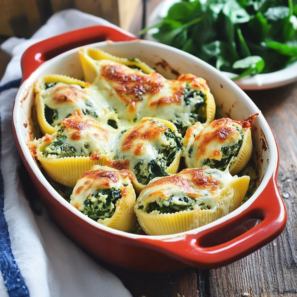 Spinach Stuffed Shells | Tessa Recipes