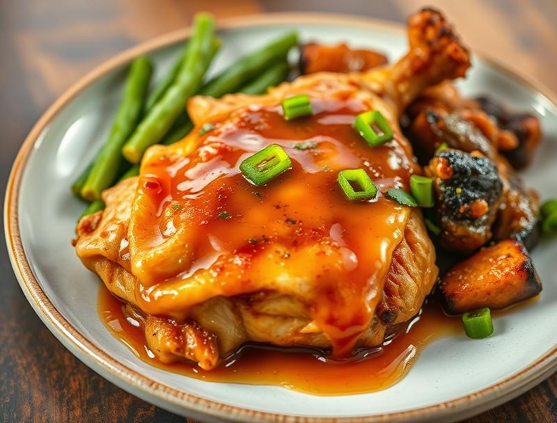 Crispy Soft Chicken Sweet Savory Keto | Tessa Recipes