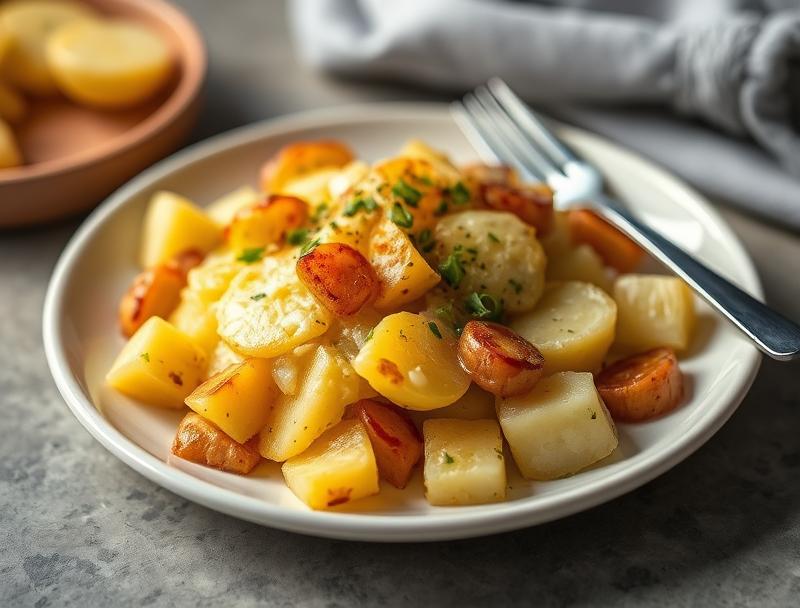 Creamy Soft Scalloped Potatoes Cheesy Baked | Tessa Recipes