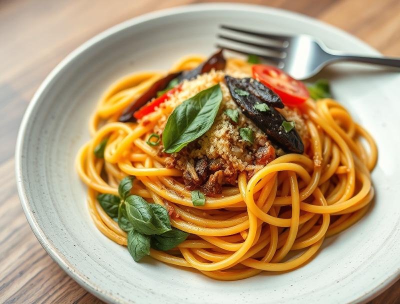 Savory Italian Spicy Drunken Rich Noodles | Tessa Recipes