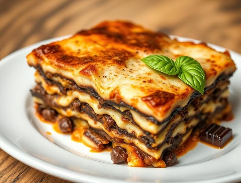 Rich Chocolate No Bake Sweet Lasagna | Tessa Recipes