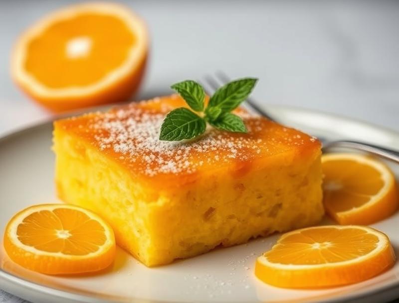 Sweet Orange Moist Polenta Rich Cake | Tessa Recipes
