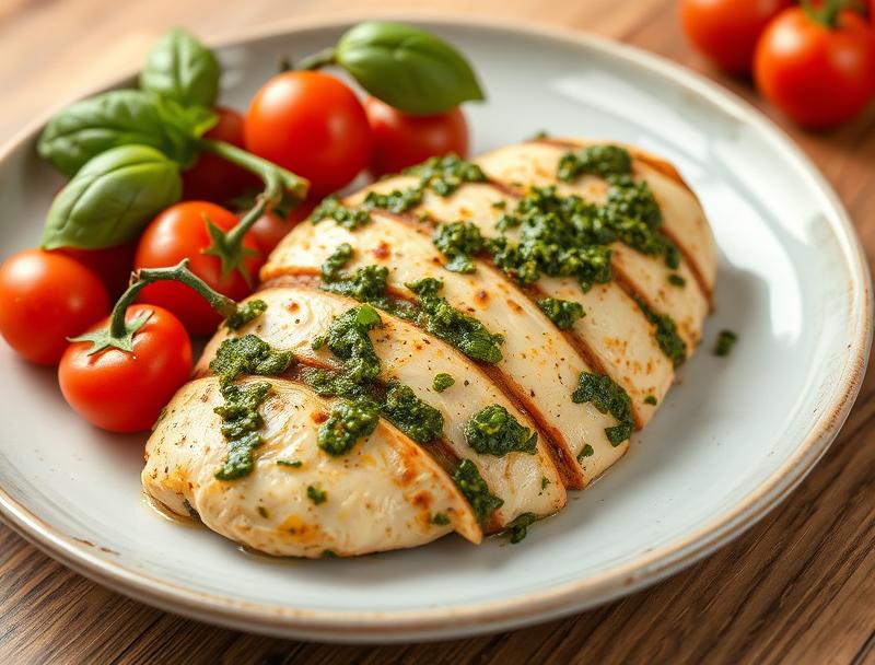 Italian Chicken Fresh Basil Sweet Tomatoes | Tessa Recipes