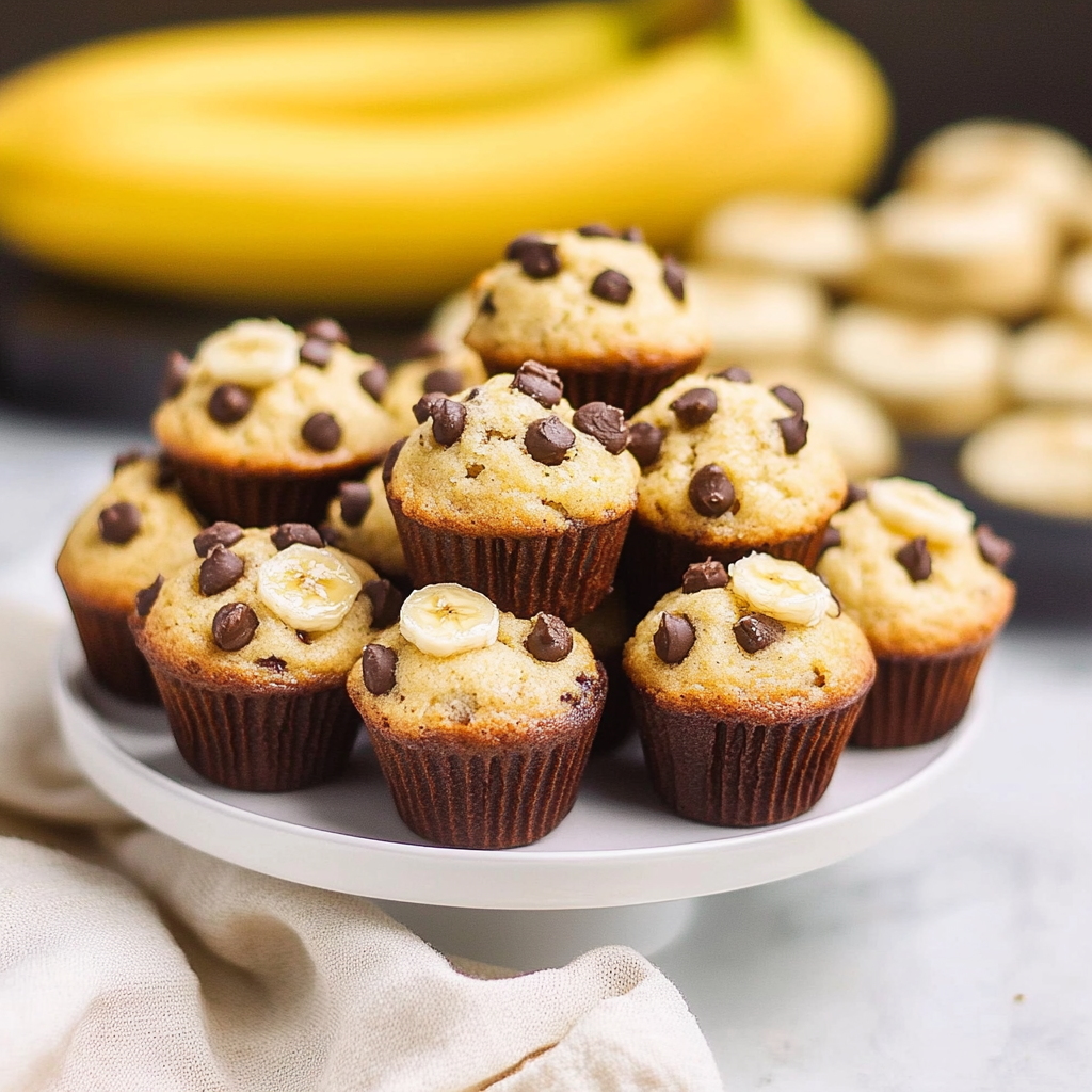 Banana Bread Mini Muffins | Tessa Recipes