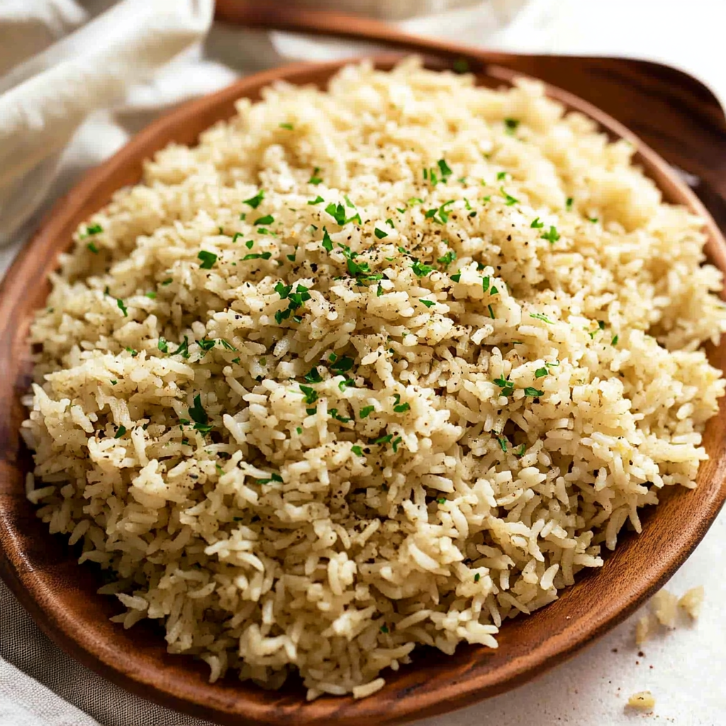 Buttery Seasoned Rice | Tessa Recipes
