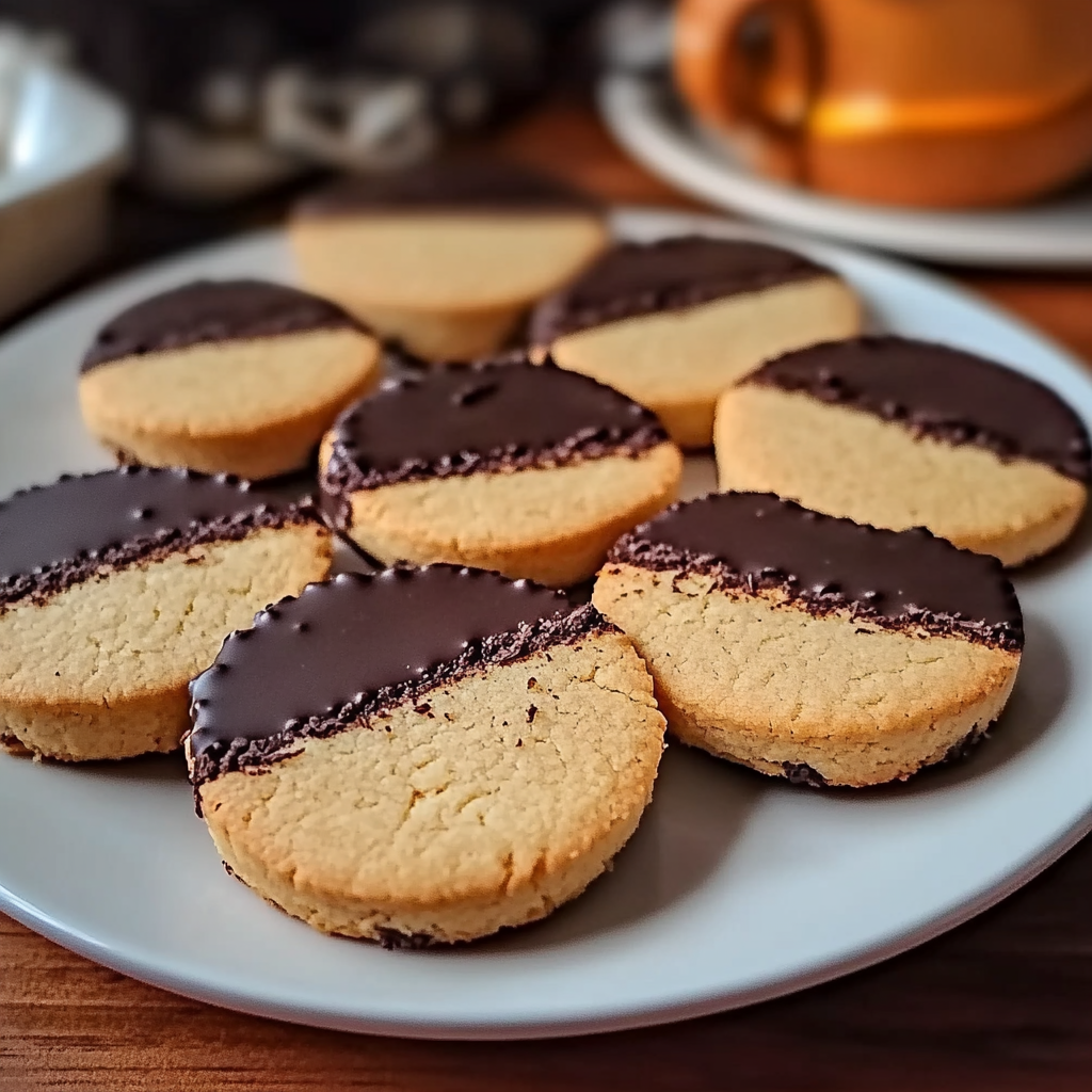 Chocolate Orange Shortbread Cookies | Tessa Recipes