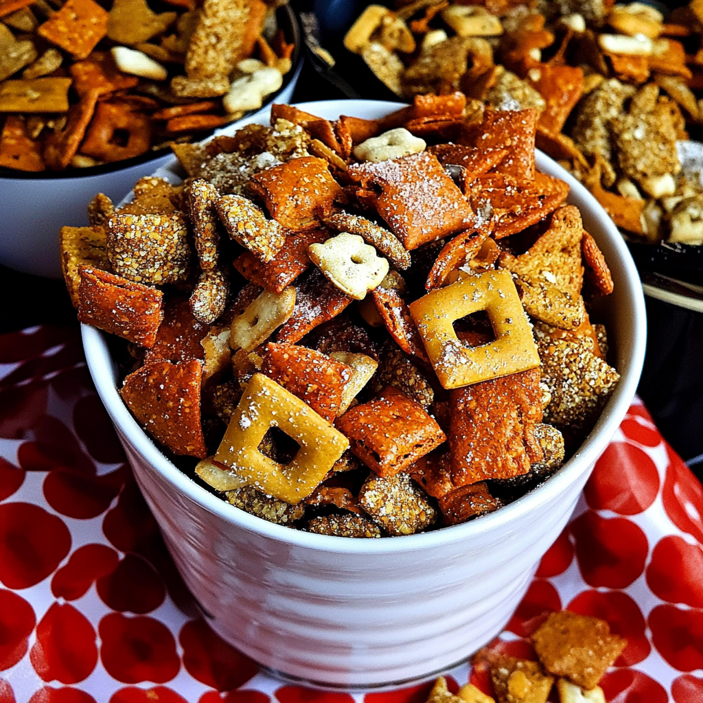 Christmas Eve Savoury Snack Mix | Tessa Recipes