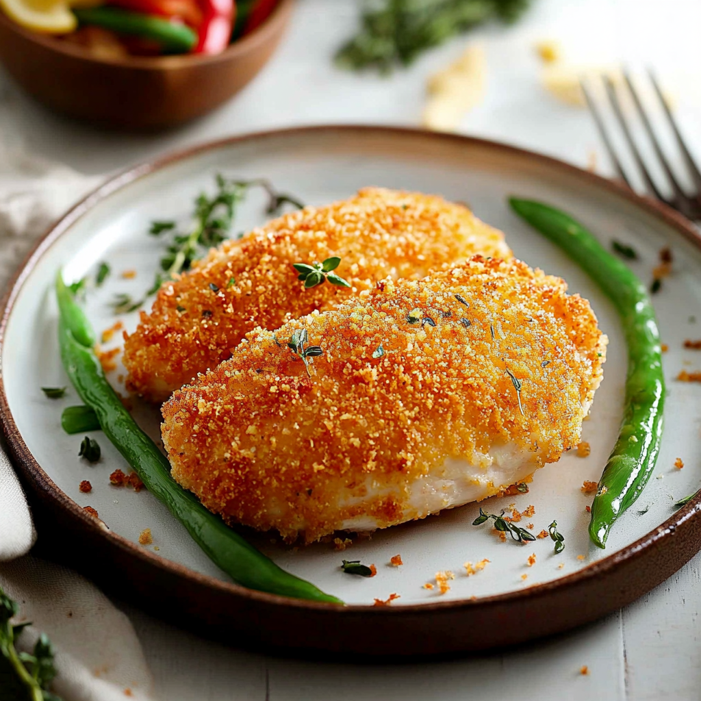 Crispy Oven Baked Chicken Fillet | Tessa Recipes