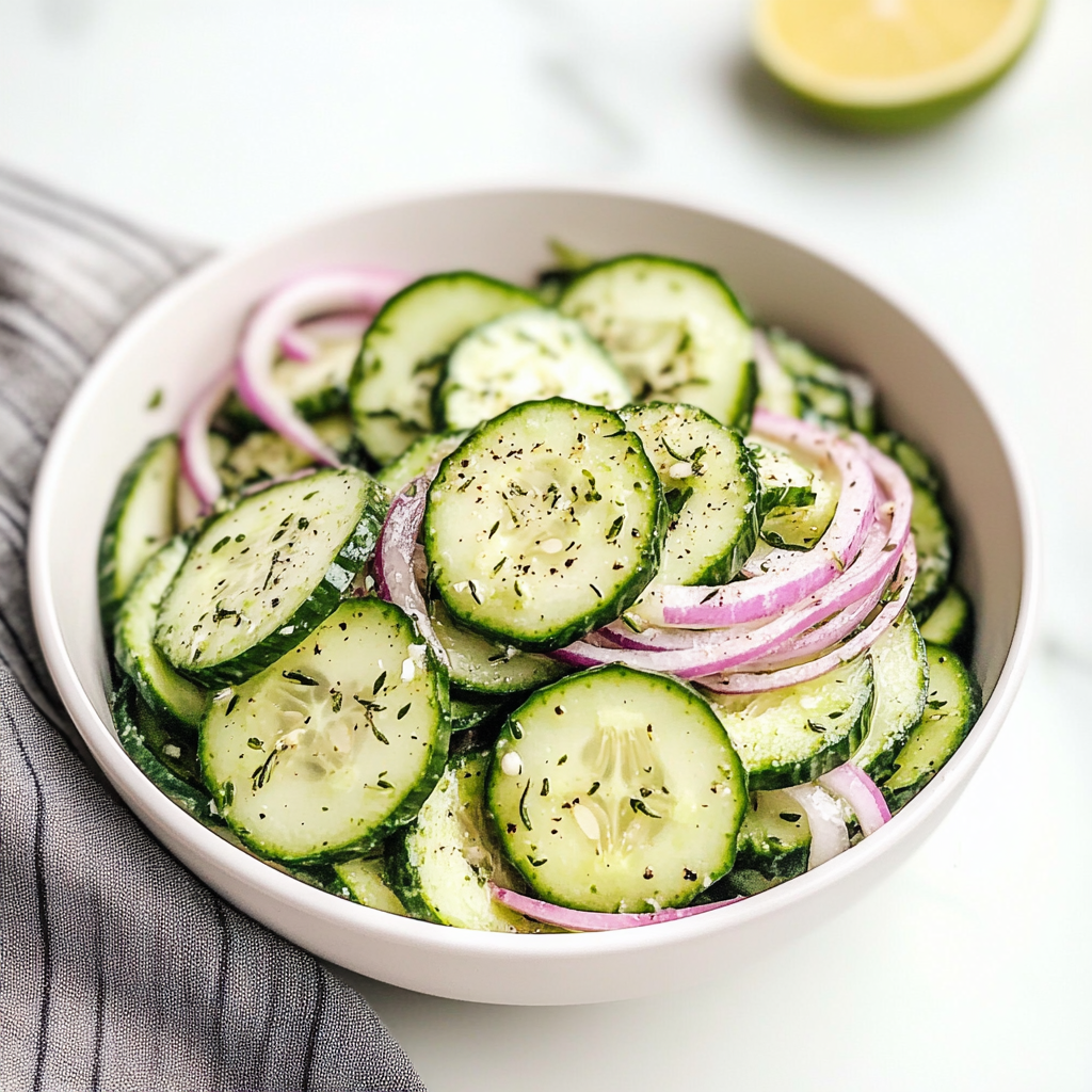 Easy Cucumber Salad | Tessa Recipes