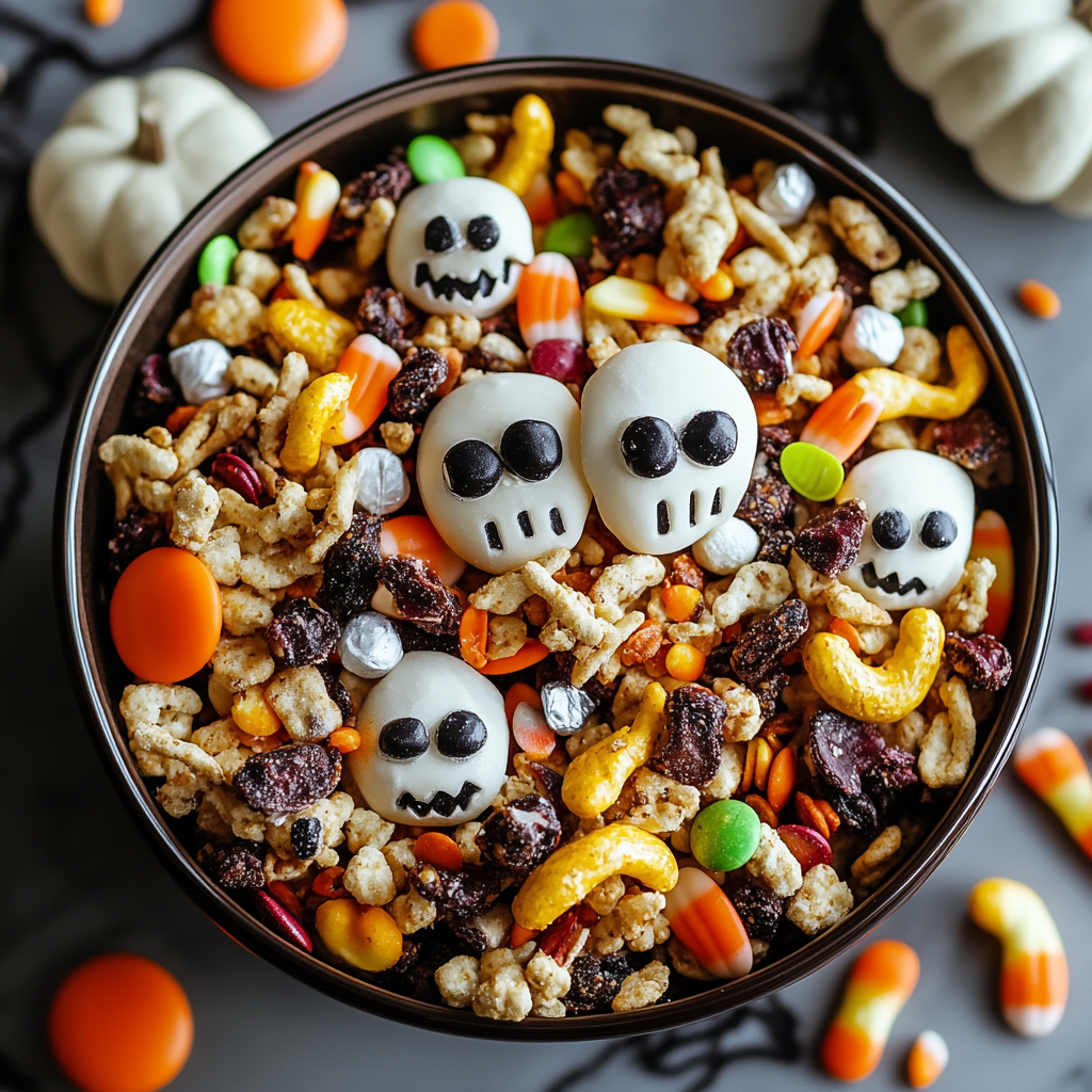 Halloween Trail Mix | Tessa Recipes