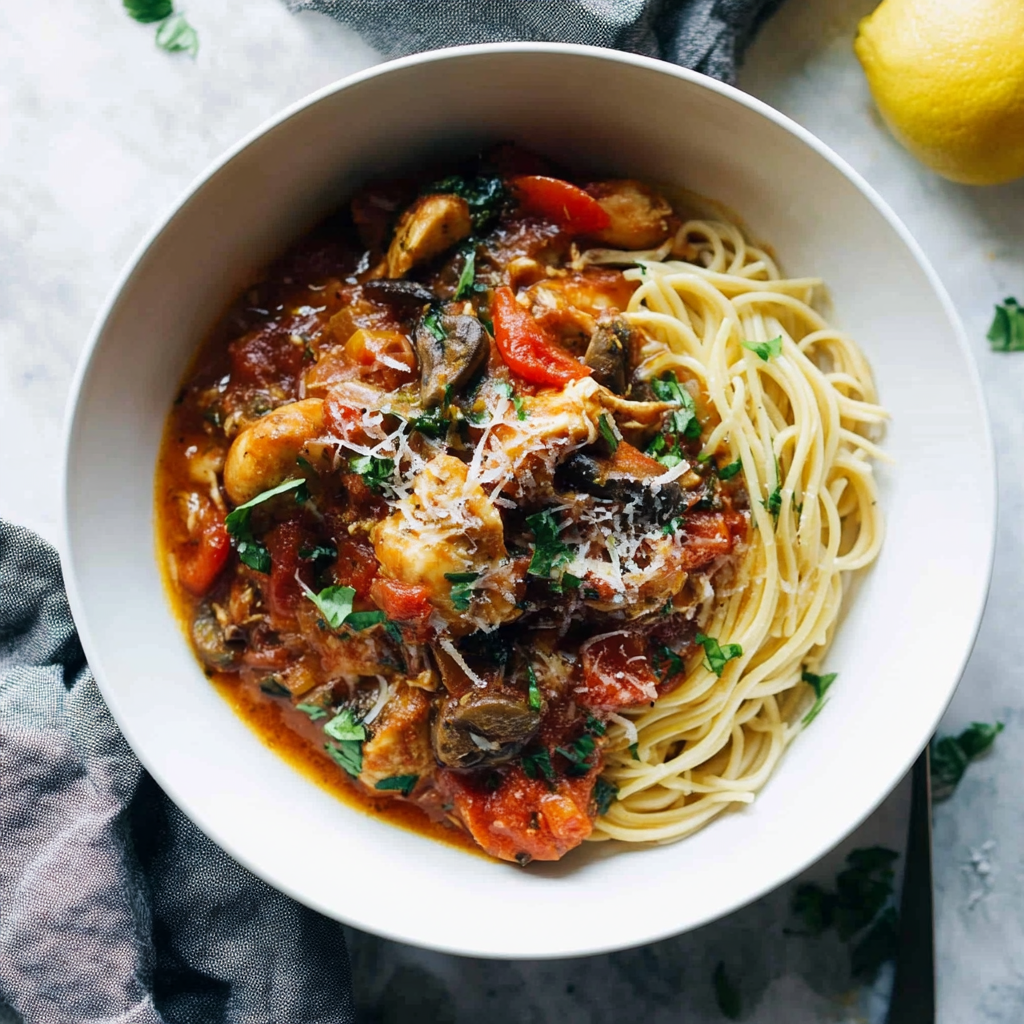 Instant Pot Chicken Cacciatore | Tessa Recipes