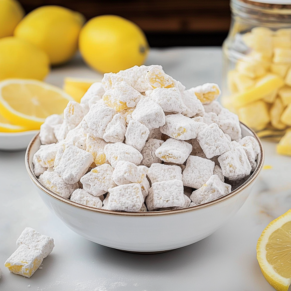 Lemon Puppy Chow | Tessa Recipes