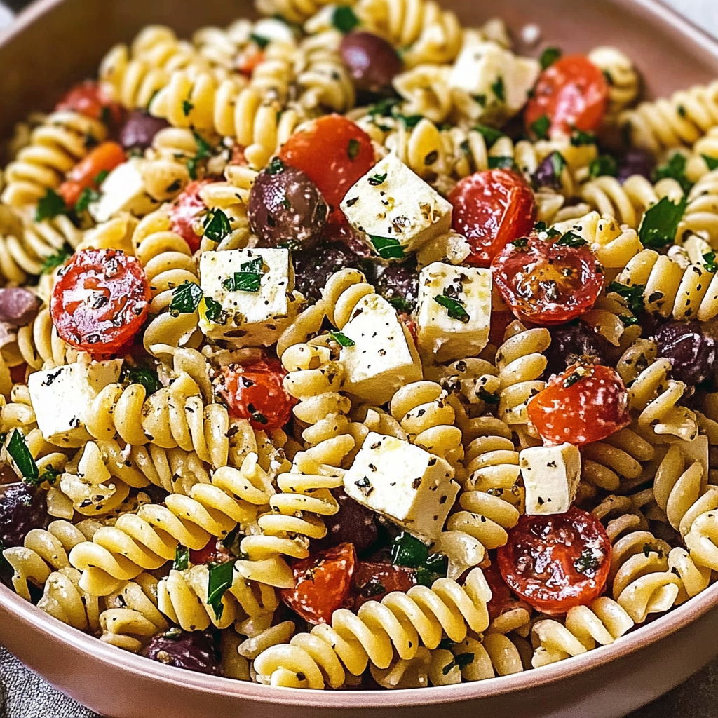 Mediterranean Pasta Salad | Tessa Recipes