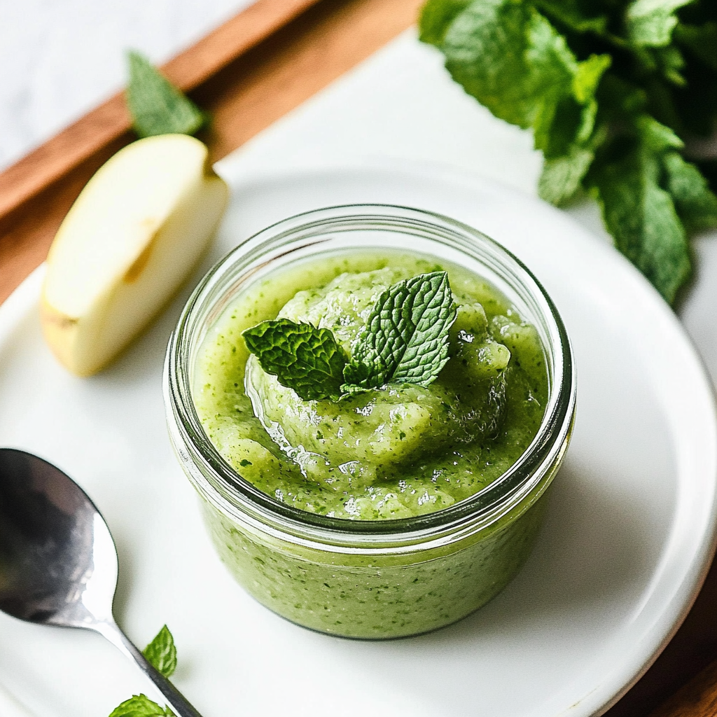 Mint Apple Sauce | Tessa Recipes