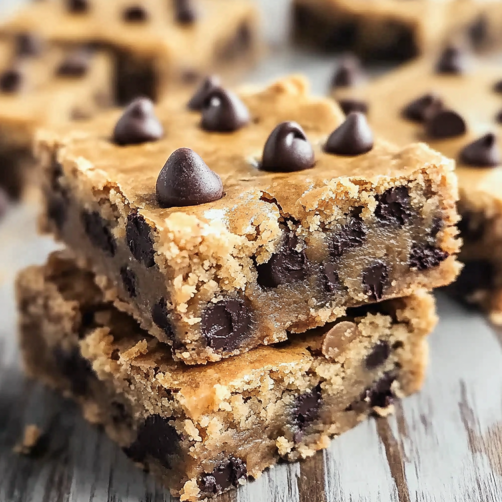 Peanut Butter Chocolate Chip Bars | Tessa Recipes